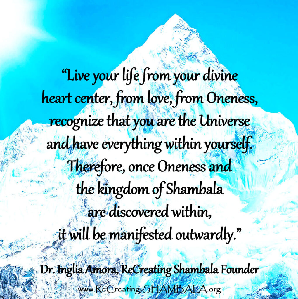 💎 ReCreating Shambala – New Earth Foundation 🌎